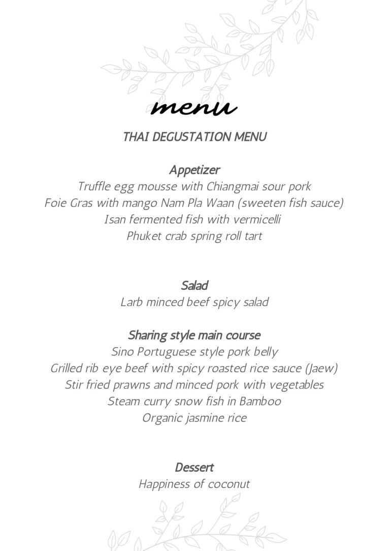 Chefs Table - Palm Villa Chiang Mai - Book Direct For Lowest Price ...